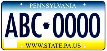 Pa Gets New License Plate